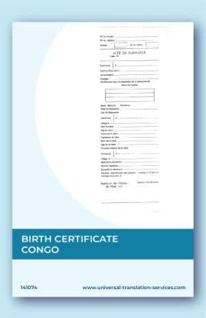 Buy Dutch Birth Certificate Translation from our agency